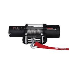 Runva Winch 6000 LBS Winch with Steel Cable + 2 Remotes (Wire+Wireless ...